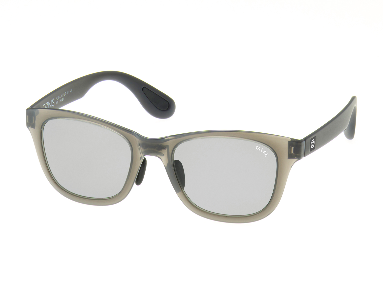 OZNIS | FLAT04 CLEAR GRAY × MAT DARK GRAY TRUE VIEW