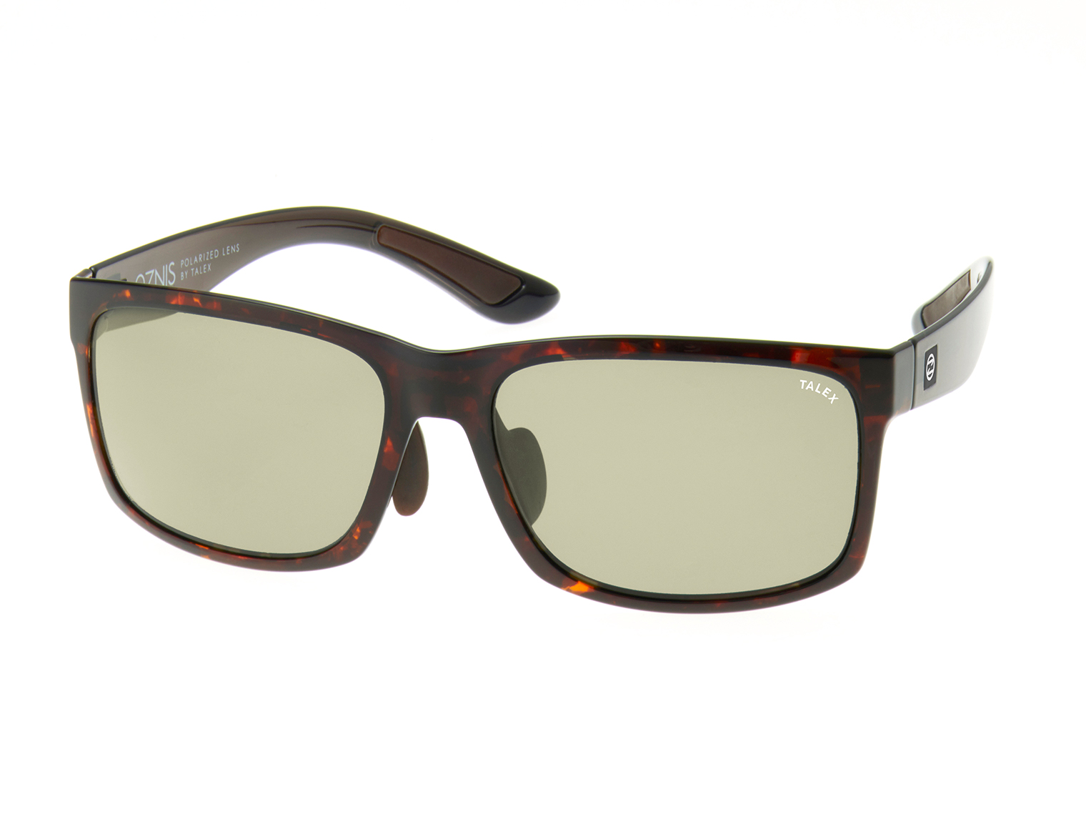 OZNIS | FLAT07 BROWN DEMI × CLEAR GRAY TRUE VIEW