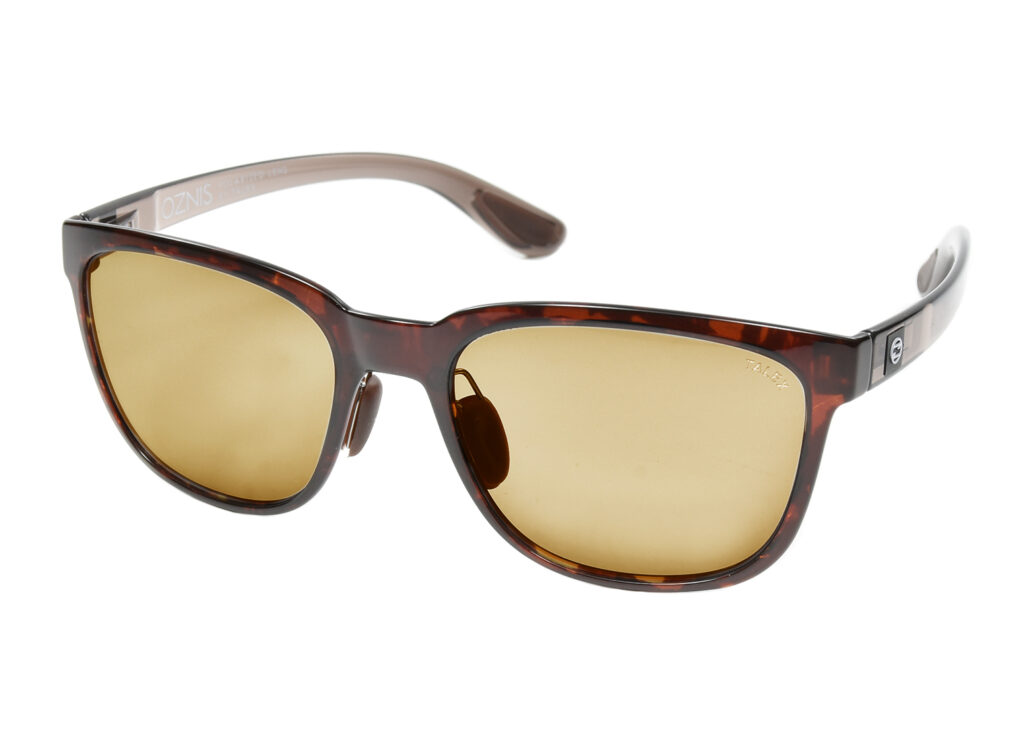 FLAT18 BROWN DEMI × CLEAR GRAY LUSTER BROWN - OZNIS